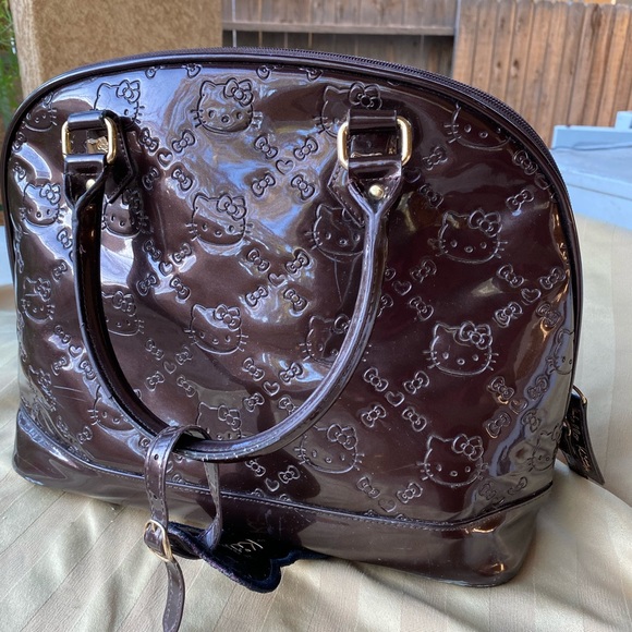 Loungefly | Bags | Rare Authentic Loungefly Hello Kitty Shiny Handbag ...